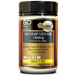 Go Healthy Hemp Seed Oil 1100mg 100 Capsules