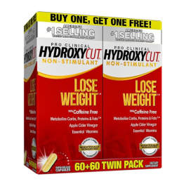 Hydroxycut Pro Clinical 99% Caffeine Free 2x60ct US - 11/24 Dated