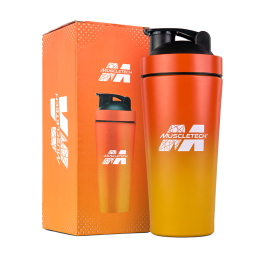 Muscletech Stainless Steel Gradient Orange Shaker